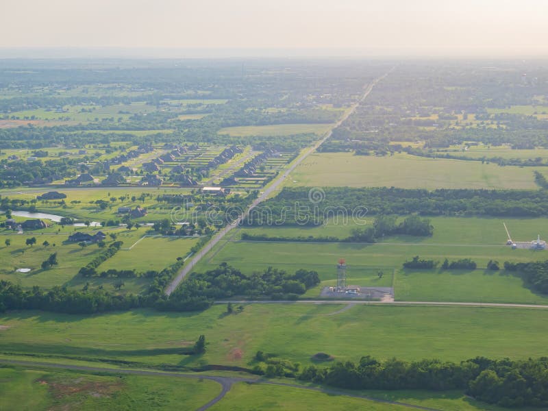 Aerial View of the Rural Landscape Stock Image - Image of nature ...