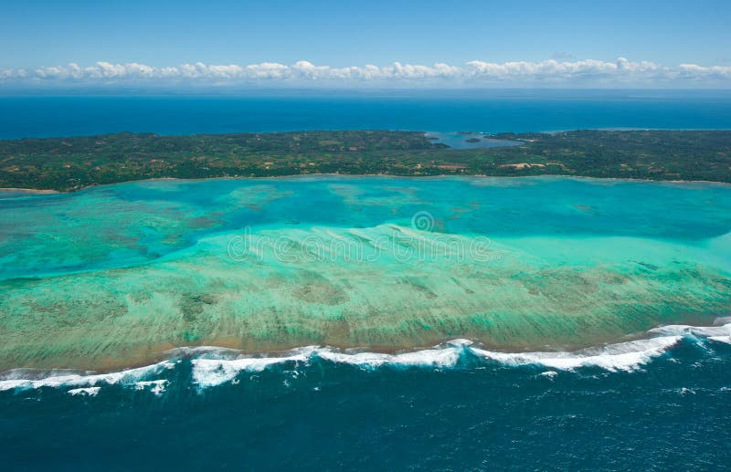 Aerial View of Sainte Marie Island, Madagascar Stock Image - Image of ...