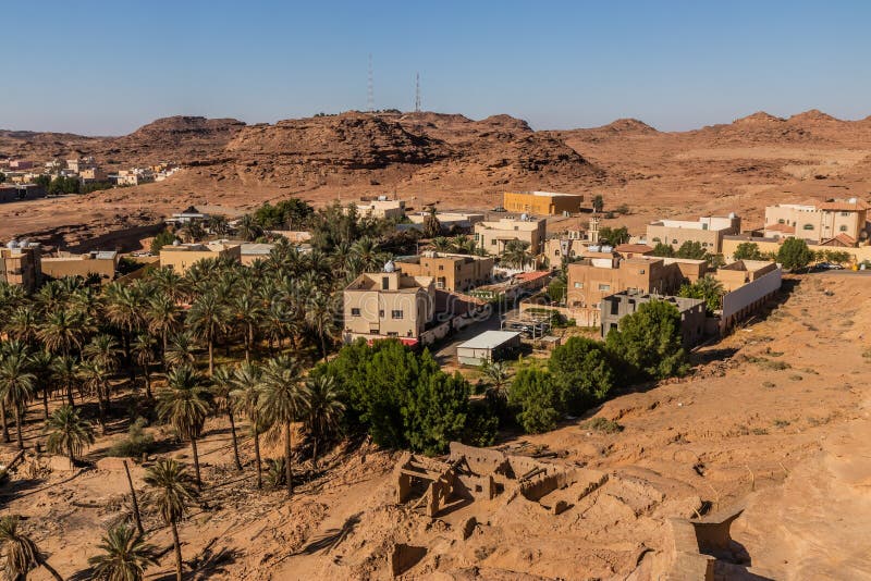 Aerial View of Sakaka, Saudi Arab Stock Photo - Image of mountain ...