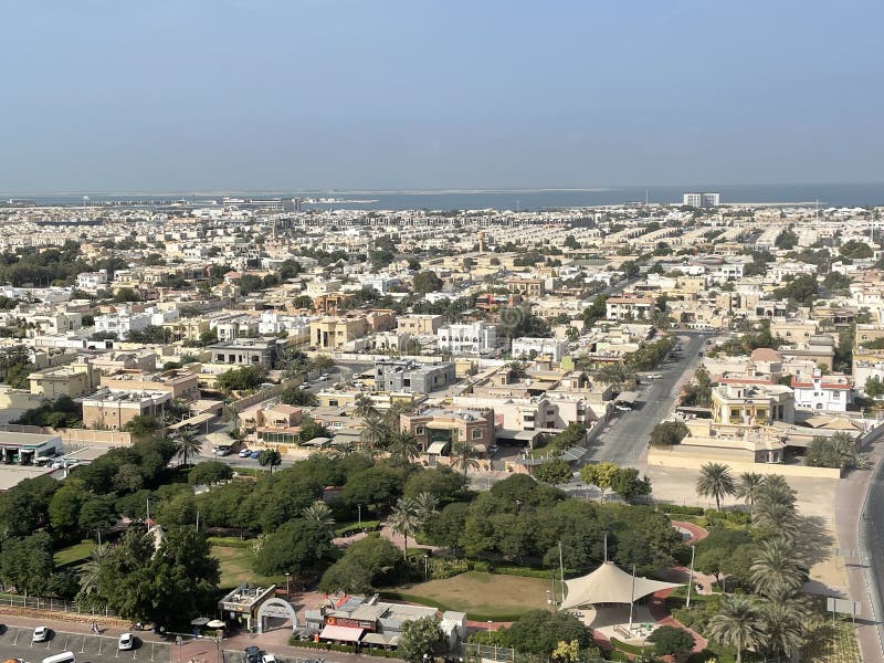 Aerial View of Satwa and Jumeirah in Dubai, UAE Stock Photo - Image of ...