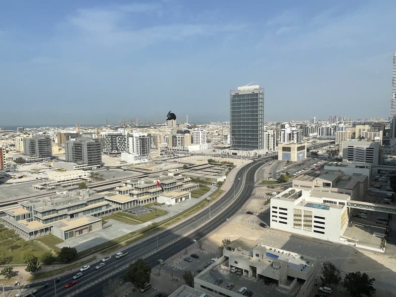 Aerial View of Satwa and Jumeirah in Dubai, UAE Stock Photo - Image of ...