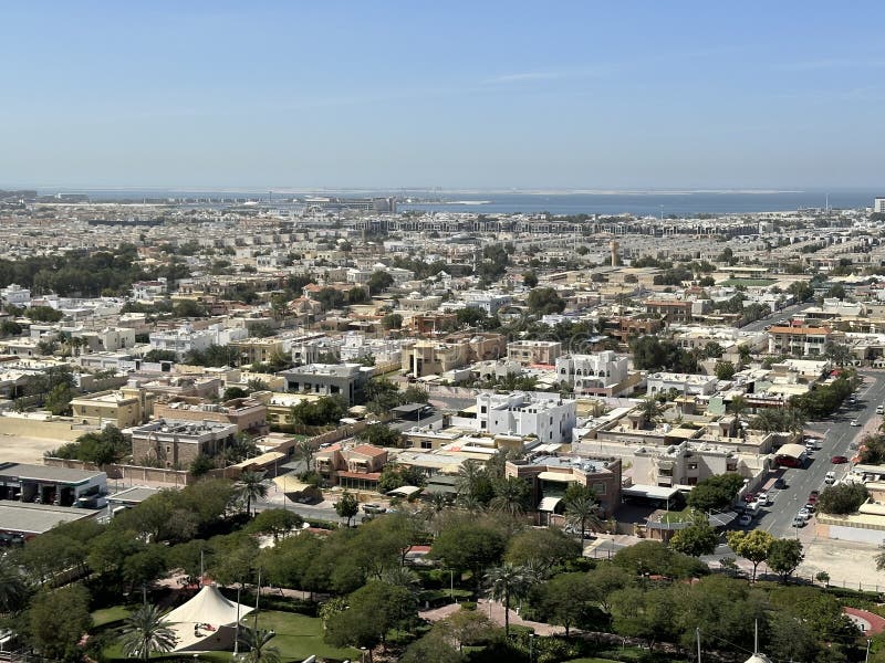 Aerial View of Satwa and Jumeirah in Dubai, UAE Stock Image - Image of ...