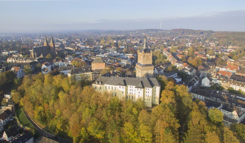 The Schwanenburg Castle in Cleves, Germany Stock Image - Image of ...
