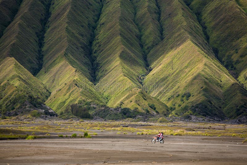 Sea of Sand Bromo stock image. Image of plateau, high - 242888631