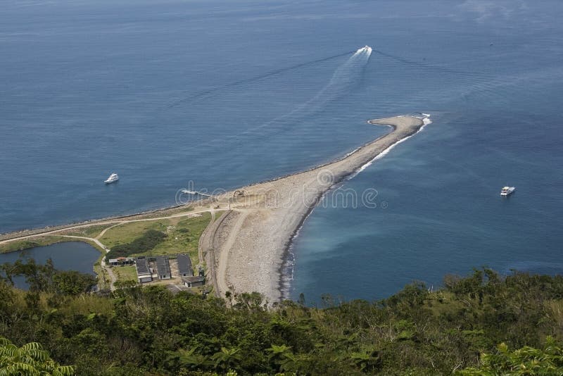 Aerial View of Sea Spit stock image. Image of pacific - 11714961