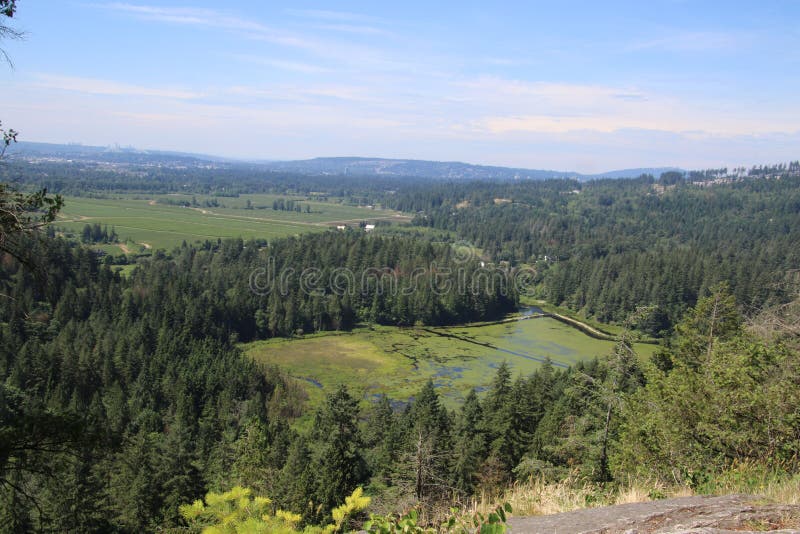 An Aerial View of a Shallow Lake Stock Image - Image of outdoor, autumn ...