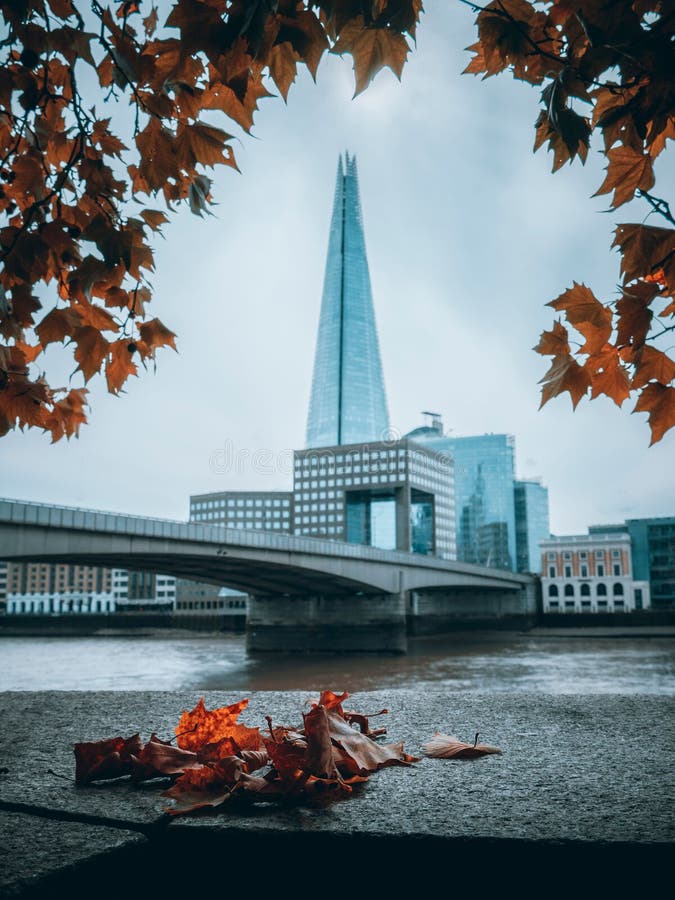 Aerial View of the Shard Tower in London Editorial Stock Image - Image ...