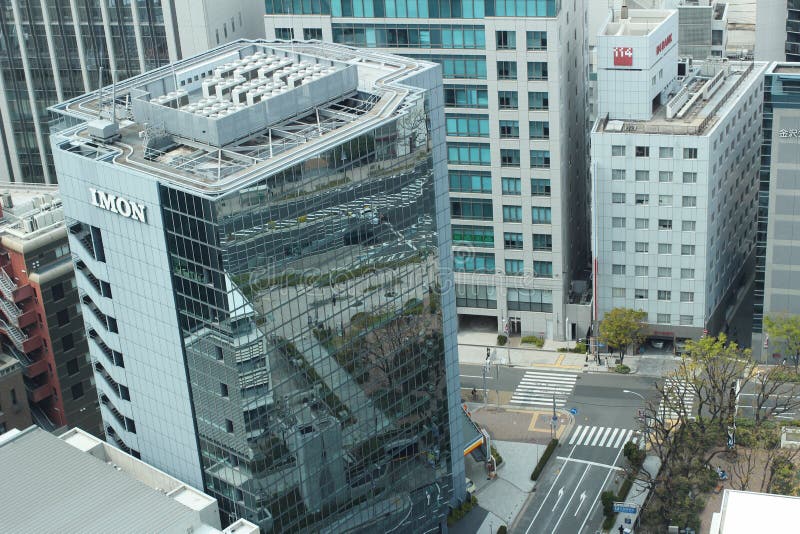 Aerial View of the Shin-Kobe District in Downtown Kobe Editorial Photo ...