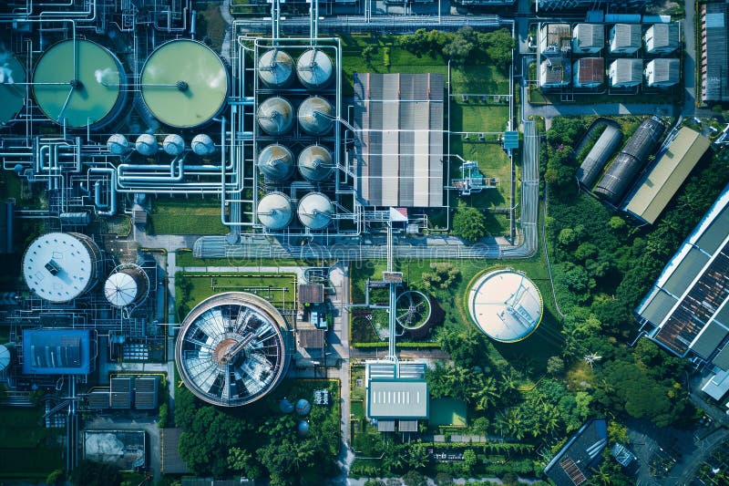 A Modern Manufacturing Plant Featuring Advanced Robotic Arms and ...