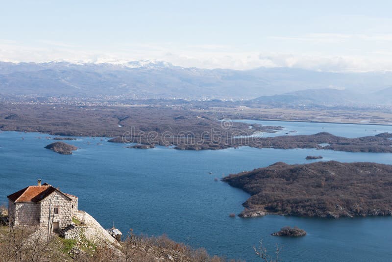 Slano Lake in Montenegro stock image. Image of country - 107729395