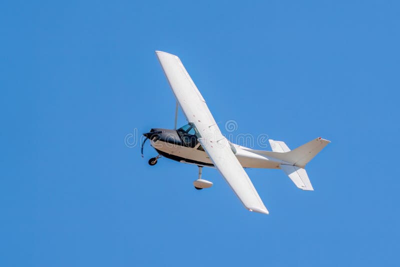 Aerial View of a Small Plane Flying in Turkey Stock Photo - Image of ...