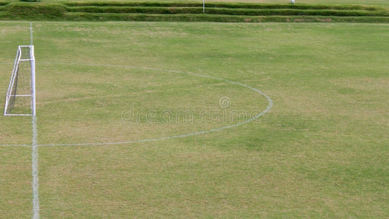 View of a soccer field stock image. Image of area, ground - 30071101
