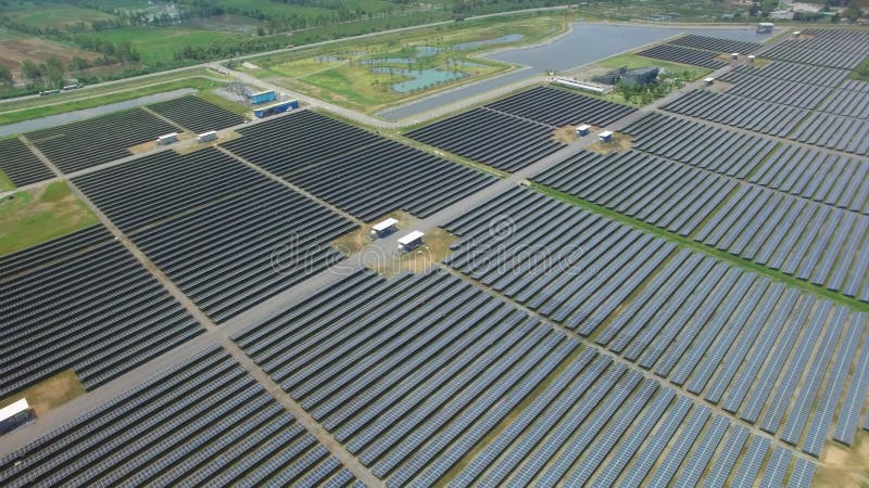 Solar cell farm stock image. Image of generator, ecology - 100346147