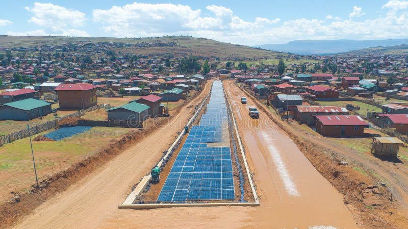 Solar Roadway Rural Community Stock Photos - Free & Royalty-Free Stock ...