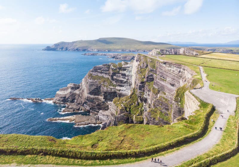 Kerry Cliffs in Ireland stock photo. Image of ocean - 159306580
