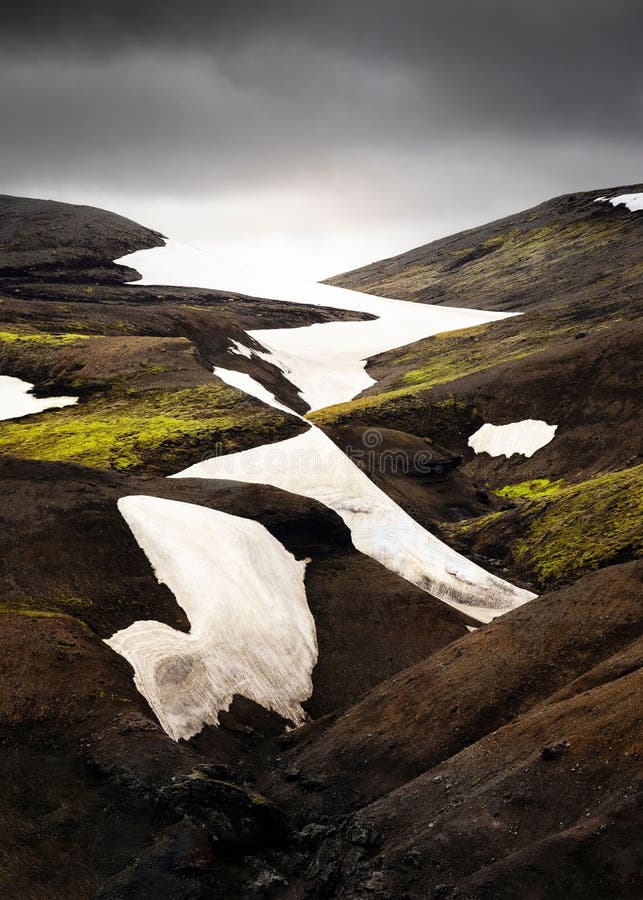 Aerial View of a Spectacular Mountain Range Located in the Middle of ...