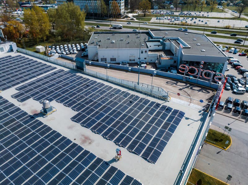 Aerial View Of The Spice Shopping Mall In Riga Latvia Editorial Image Image Of Modern
