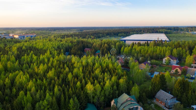 Aerial View. Spring Outdoor Stock Photo - Image of spring, colorful ...