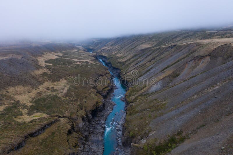 Aerial View of Studlagil Canyon Stock Image - Image of iceland, aerial ... Aerial View of Studlagil Canyon Stock Image - Image of iceland, aerial ...