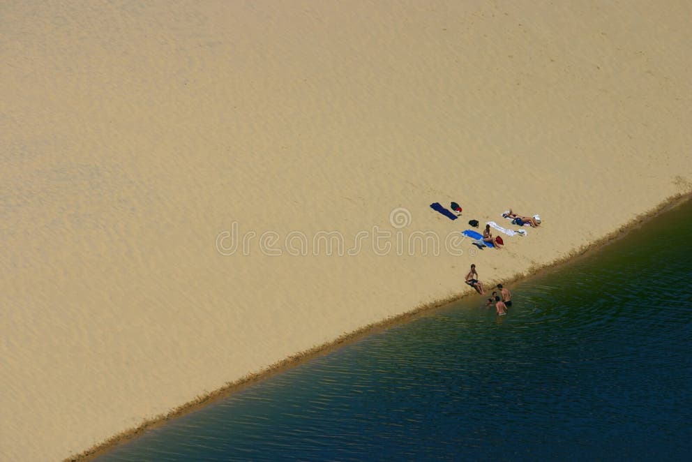 Aerial view on sunbather stock image. Image of seashore - 1608903