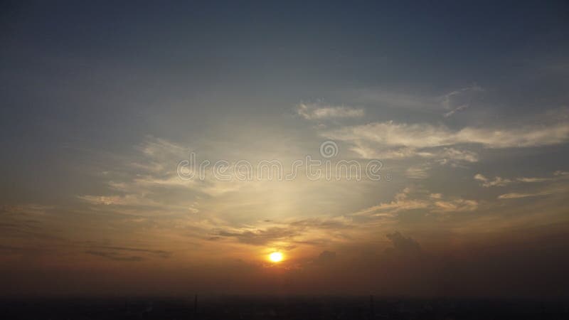 Aerial view of sunsets stock photo. Image of dusk, sunrise - 273547936