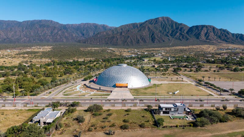 Aerial View of the Super Dome in La Rioja, Argentina Stock Illustration ...