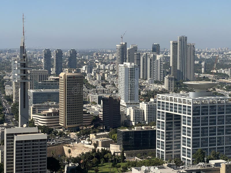 Aerial View of Tel Aviv in Israel Editorial Photography - Image of ...