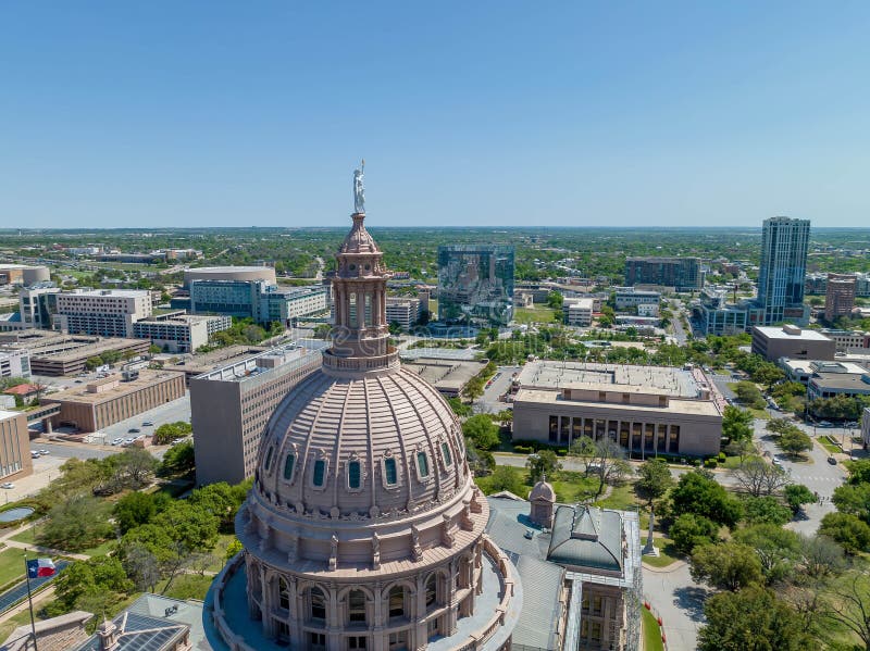 Aerial View of the Texas State Capitol in Austin Texas Editorial Photo ...