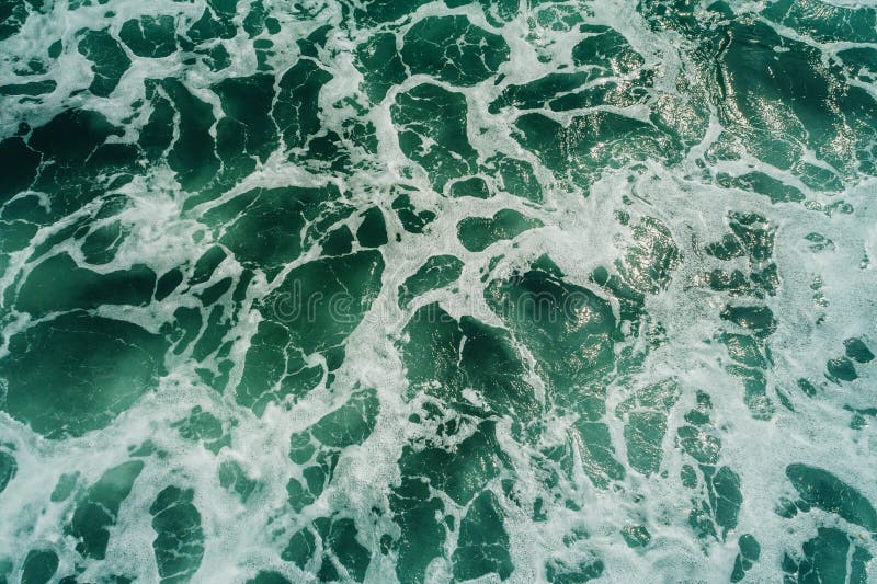 Aerial View of Texture Ripple Ocean Waves Stock Photo - Image of aerial ...