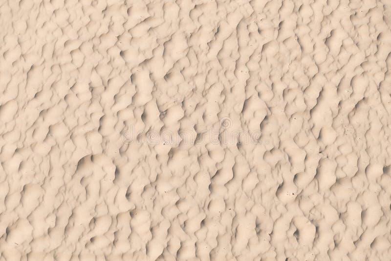 Aerial View of Textured Sandy Desert Surface with Ripples Stock Image ...