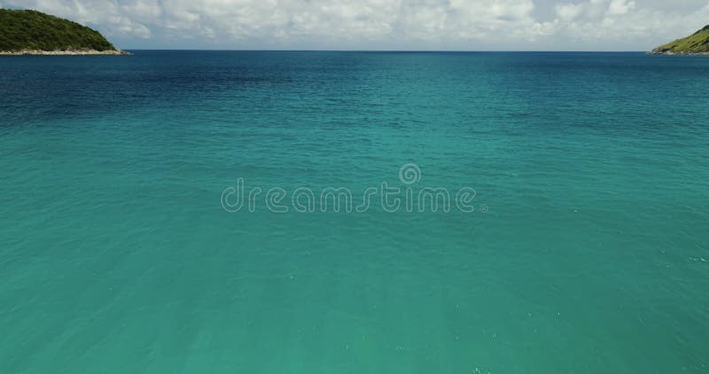 Aerial View Top Down Never Endless Sea Surface View Nature Background ...