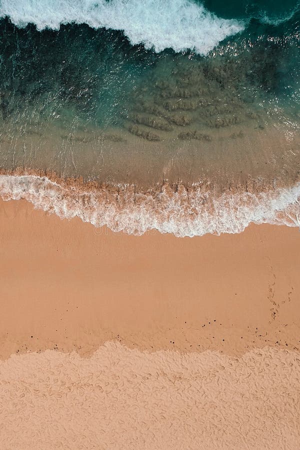 Aerial View from the Top of Seaside Stock Image - Image of beauty ...