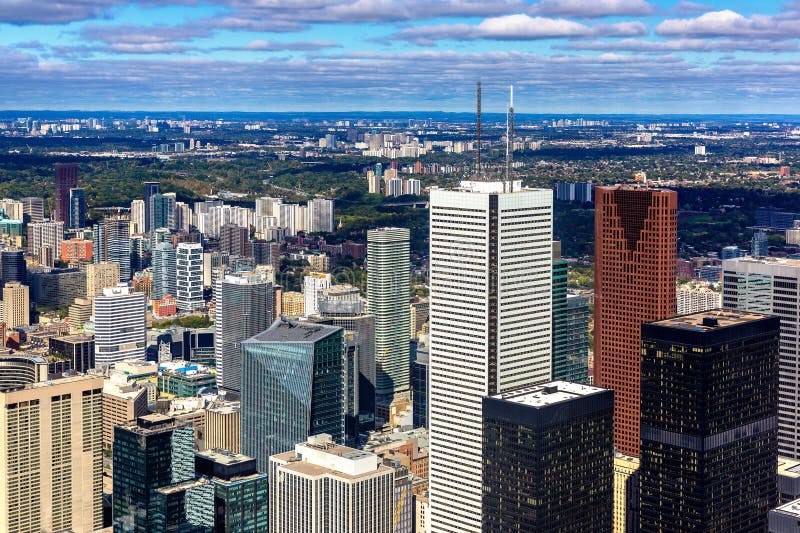 Aerial view of Toronto stock photo. Image of scene, sightseeing - 244606950