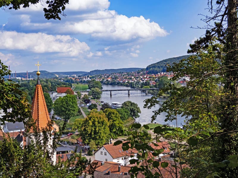 Aerial View Town Kelheim Danube Bavaria Germany Stock Photos - Free ...