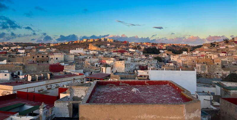 Aerial View of the Town of Safi, Morocco Stock Image - Image of ...