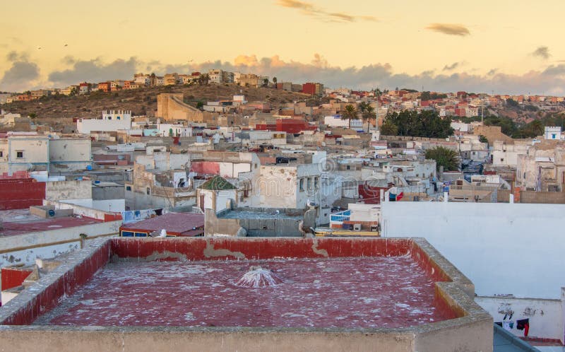Aerial View of the Town of Safi, Morocco Stock Image - Image of ...