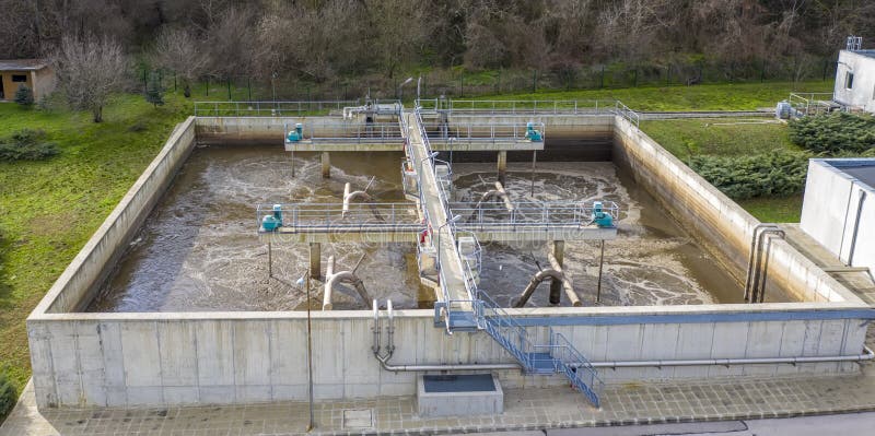 The Treatment Plant. Water Purification Stock Photo - Image of building ...
