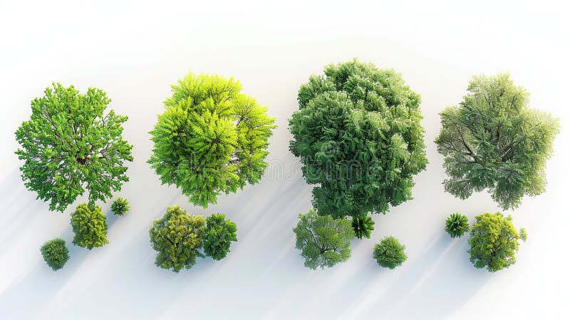 Aerial View of Trees stock illustration. Illustration of forest - 326104842