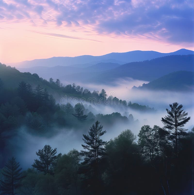 Aerial View of Trees Shadows on Sunrise Stock Illustration ...