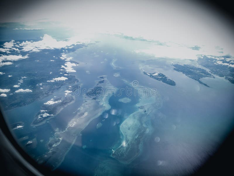 Aerial View of Tropical Islands in the Philippines Stock Image - Image ...
