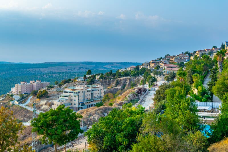 View of Steep Staircase in Tsfat/Safed, Israel Stock Photo - Image of ...