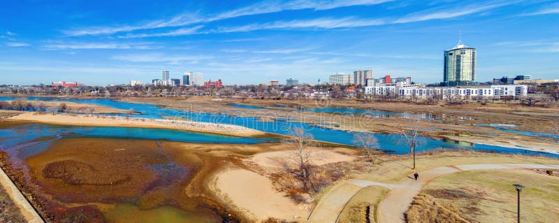 Aerial View of the Tulsa Cityscape Editorial Stock Photo - Image of ...