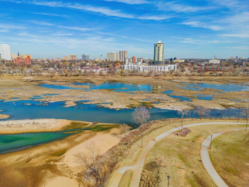 Aerial View of the Tulsa Cityscape Editorial Stock Image - Image of ...