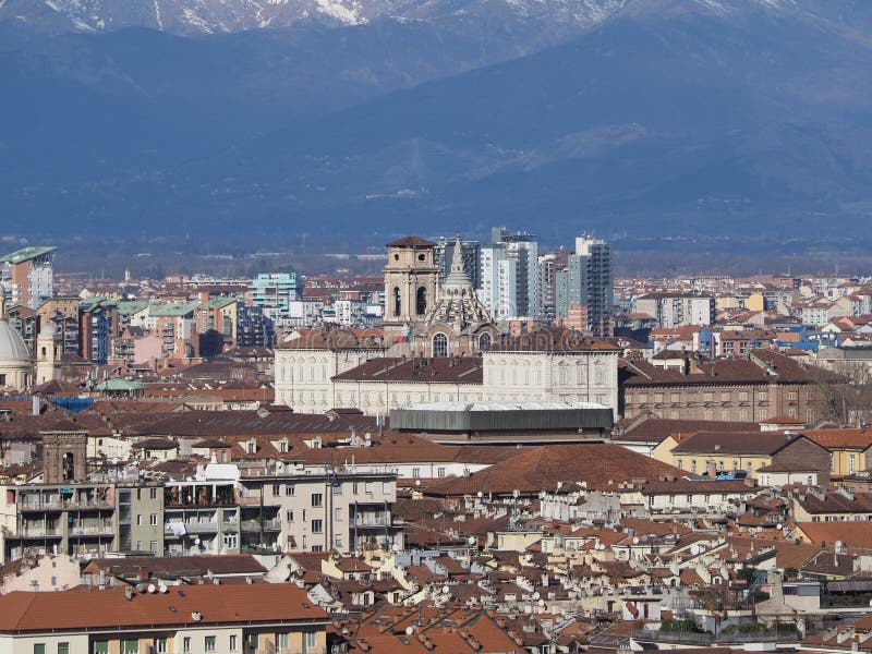 Aerial view of Turin editorial photo. Image of italian - 176085476