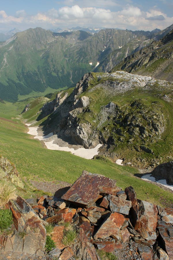Aerial View of Valley in Pyrenees Stock Image - Image of slopes, aragon ...