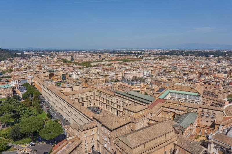 Aerial view of vatican editorial stock photo. Image of religious - 70546683