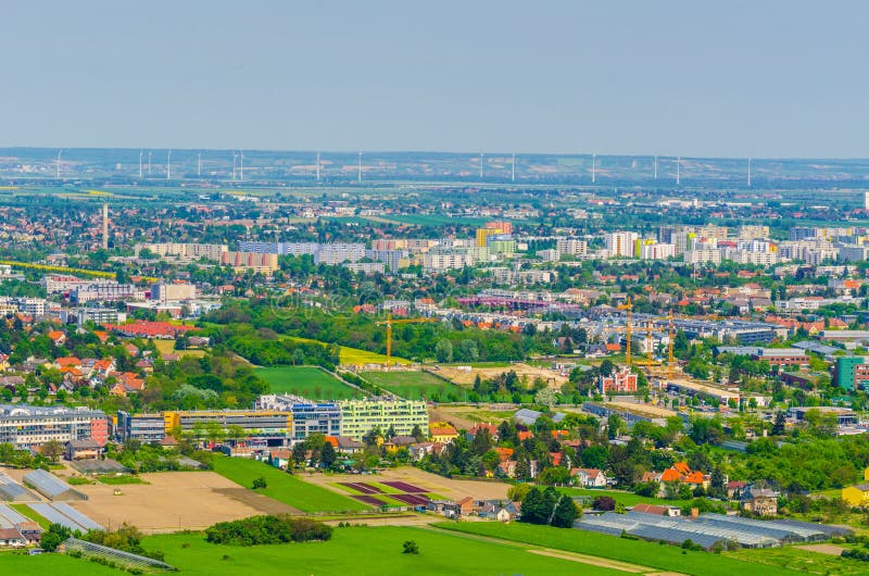 Aerial View of Vienna City Skyline...IMAGE Stock Image - Image of city ...