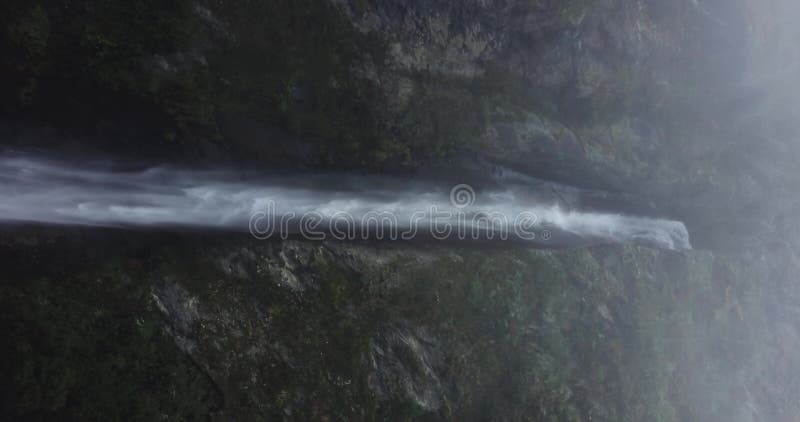 Aerial View of a Waterfall in the Peruvian Andes. Stock Video - Video ...