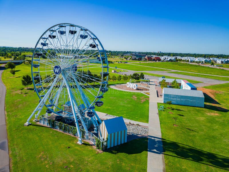 Aerial View of the Wheeler Ferris Wheel, Wheeler District Editorial ...