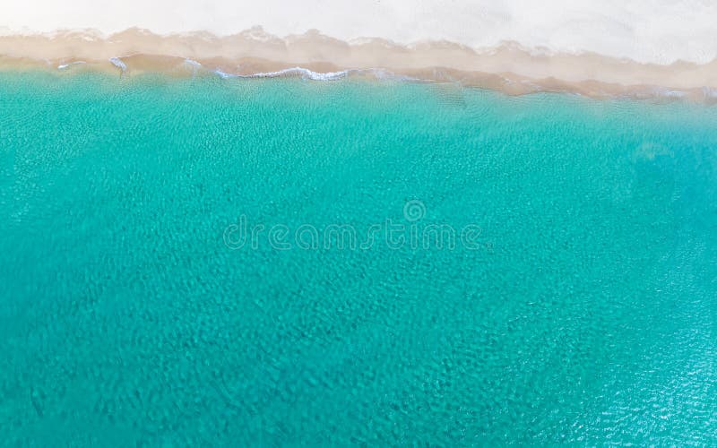 Aerial View of White and Clean Beach Stock Photo - Image of tourist ...
